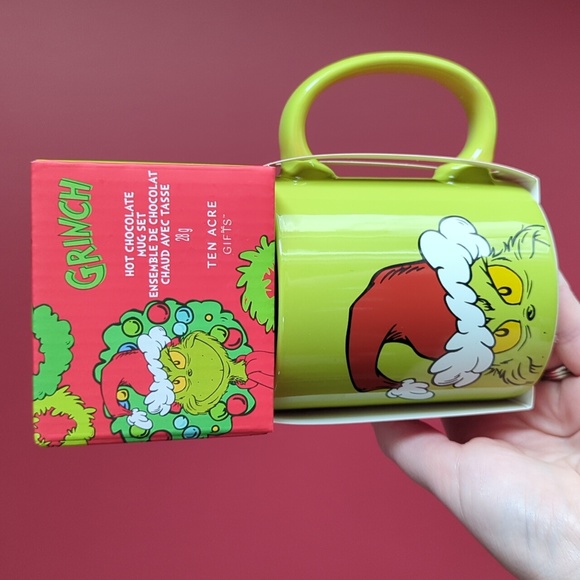 The Grinch | Dining | The Grinch Hot Chocolate Mug Set | Poshmark